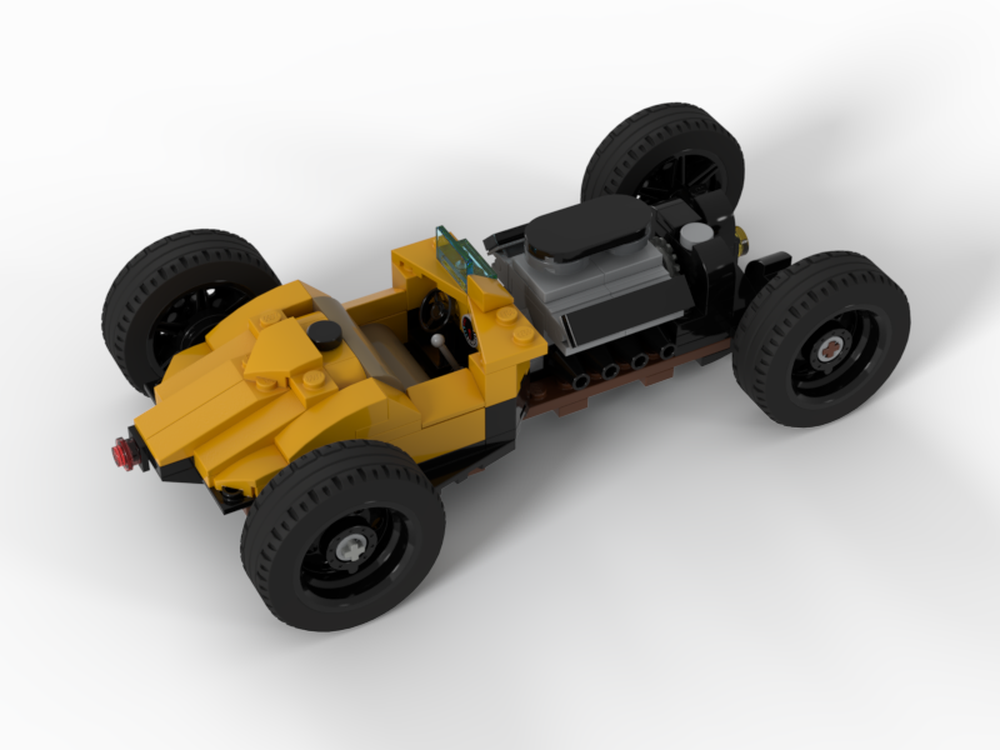 LEGO MOC Hot Rod V8 by GasPanda | Rebrickable - Build with LEGO