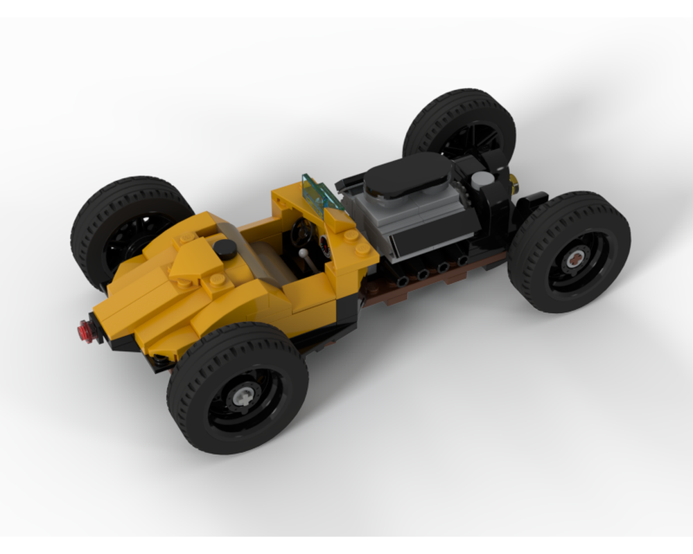 LEGO MOC Hot Rod V8 by GasPanda | Rebrickable - Build with LEGO