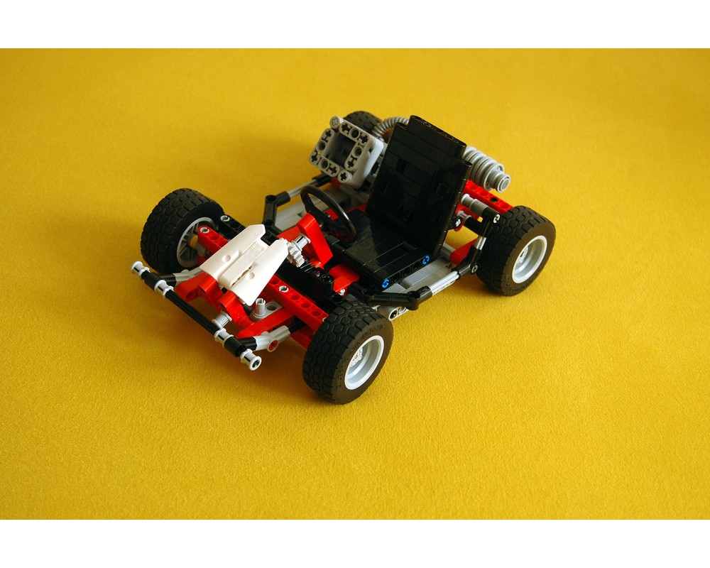 LEGO MOC Update of 8842 Go-Cart by muffinbrick | Rebrickable - Build ...