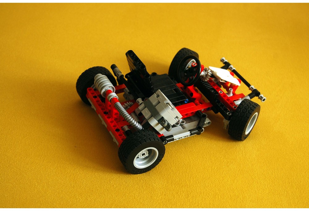 LEGO MOC Update of 8842 Go-Cart by muffinbrick | Rebrickable - Build ...