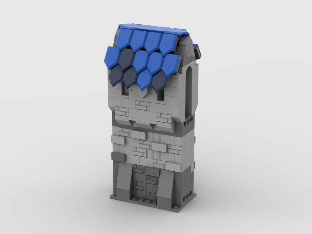 LEGO MOC Modular Wall (with Roof) by Fantasts | Rebrickable - Build ...