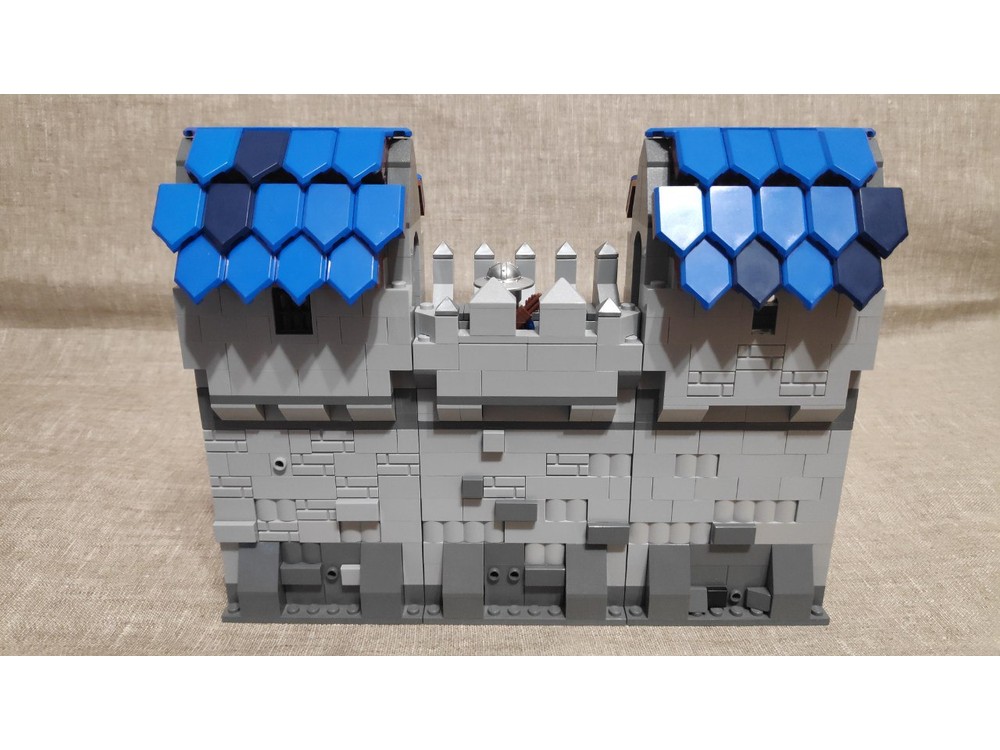 LEGO MOC Modular Wall (with Roof) by Fantasts | Rebrickable - Build ...