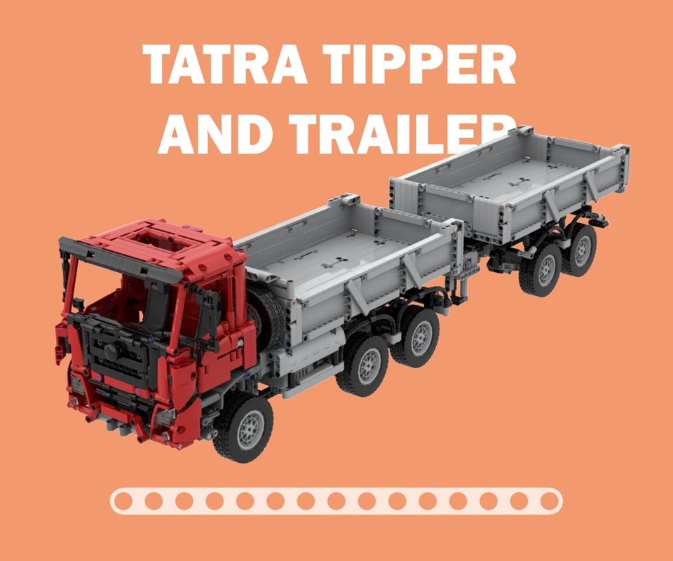 LEGO MOC Tatra Phoenix tipper with trailer by sthrom | Rebrickable ...