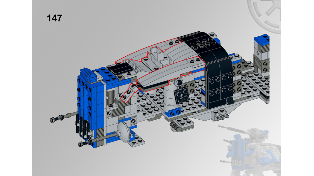 LEGO MOC 501st AT-TE by Legomen360 | Rebrickable - Build with LEGO