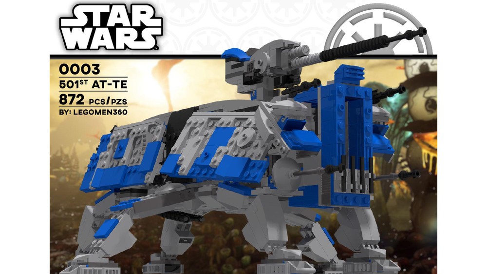 LEGO MOC 501st AT-TE by Legomen360 | Rebrickable - Build with LEGO