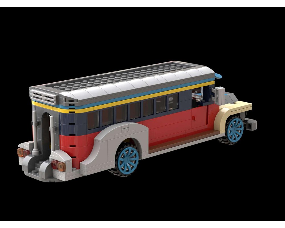 Lego Moc Old Bus By Michir Rebrickable Build With Lego