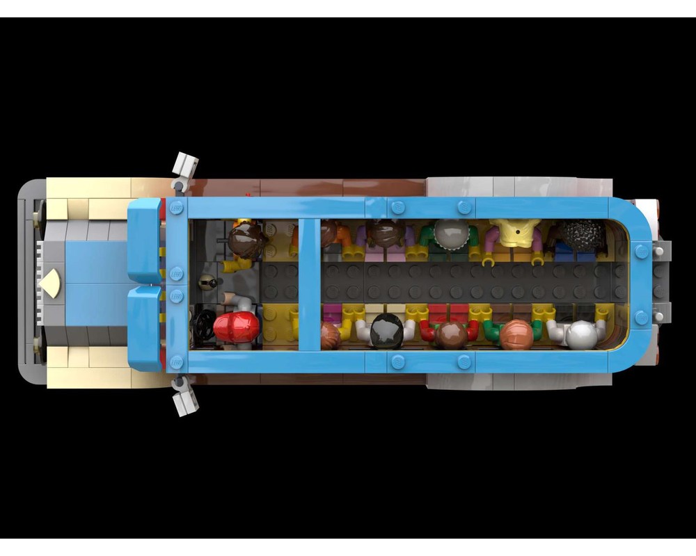 Lego Moc Old Bus By Michir Rebrickable Build With Lego