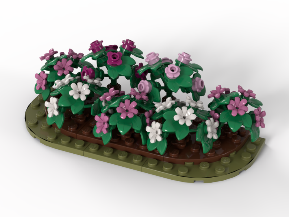 LEGO MOC Azaleas by CaptainDarkNStormy | Rebrickable - Build with LEGO