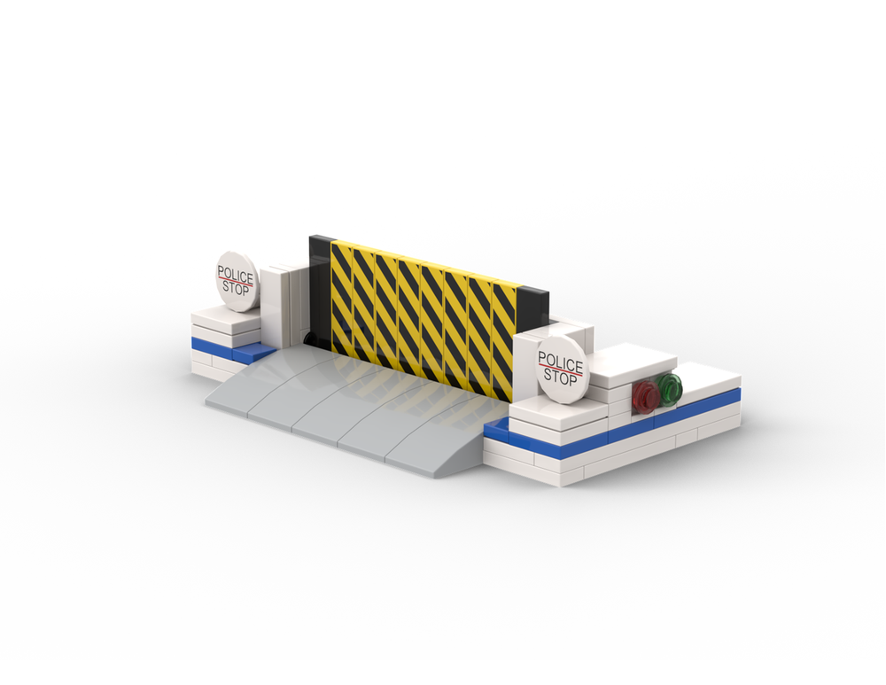 LEGO MOC Police Checkpoint Barrier by nor-cal customs | Rebrickable ...