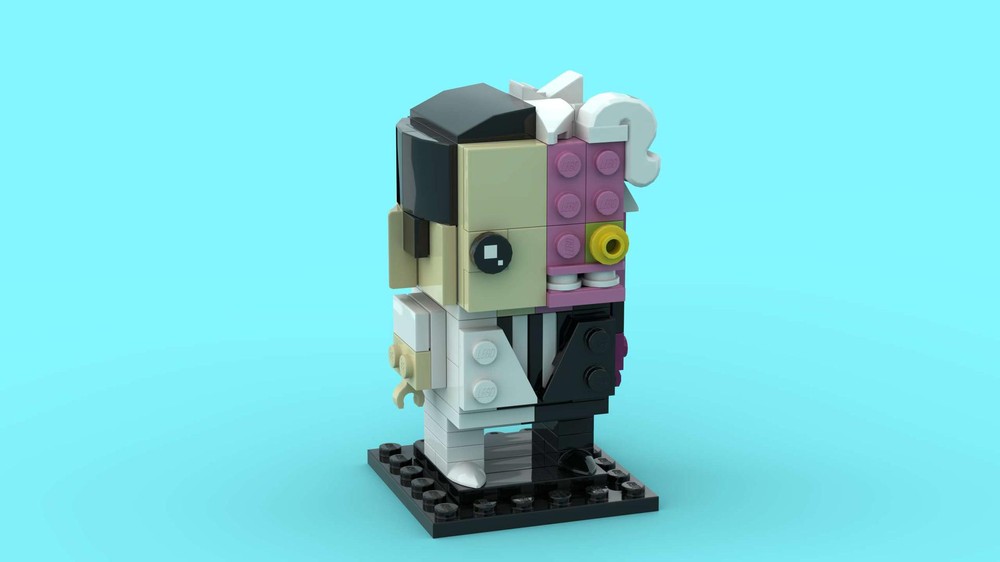 LEGO MOC Brickheadz - Two Face by Puremadness | Rebrickable - Build ...