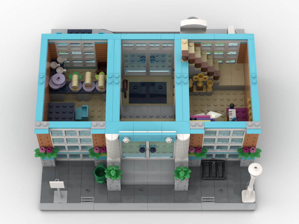Lego Moc Modular School By Legofan21 Rebrickable Build With Lego