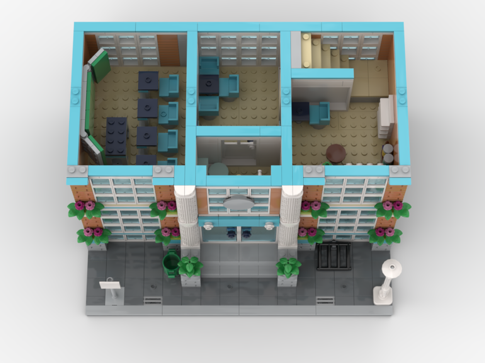 LEGO MOC Modular School by Legofan21 | Rebrickable - Build with LEGO
