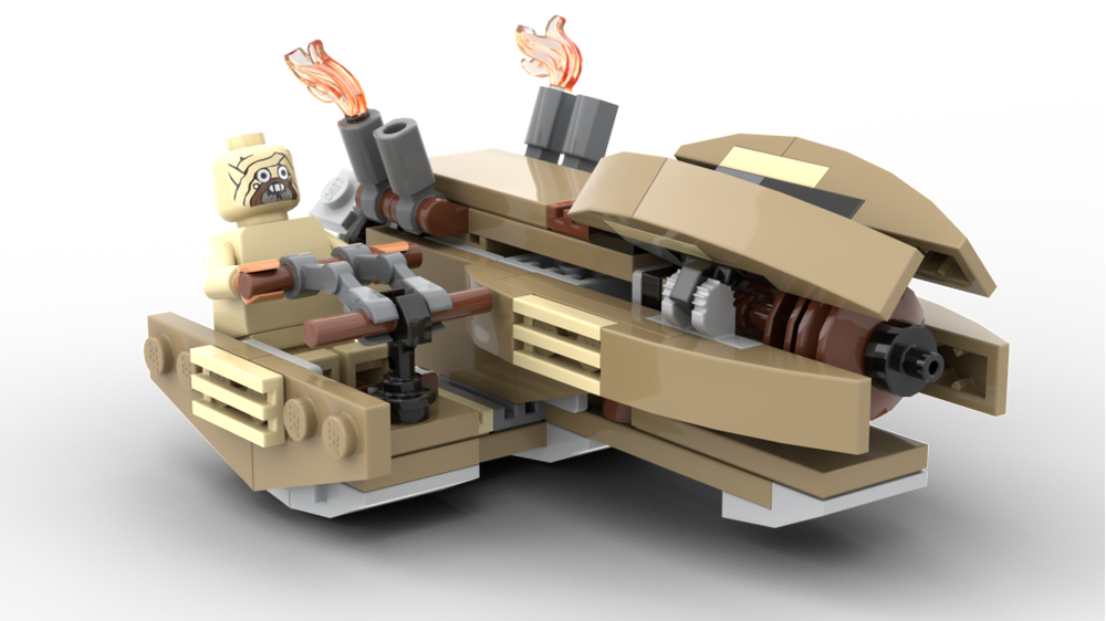 Lego Moc Tusken Swoop Speeder By Magicjohnson Rebrickable Build