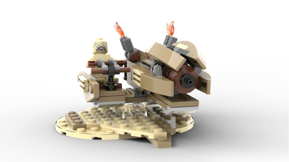 Lego Moc Tusken Swoop Speeder By Magicjohnson Rebrickable Build