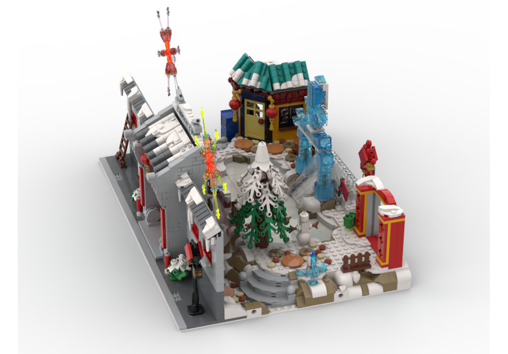 Lego Moc Modular Ice Rink By Legofan21 Rebrickable Build With Lego
