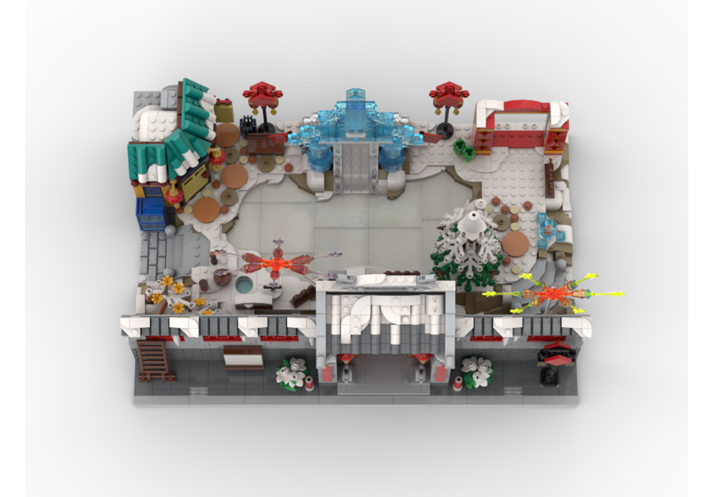 Lego Moc Modular Ice Rink By Legofan21 Rebrickable Build With Lego