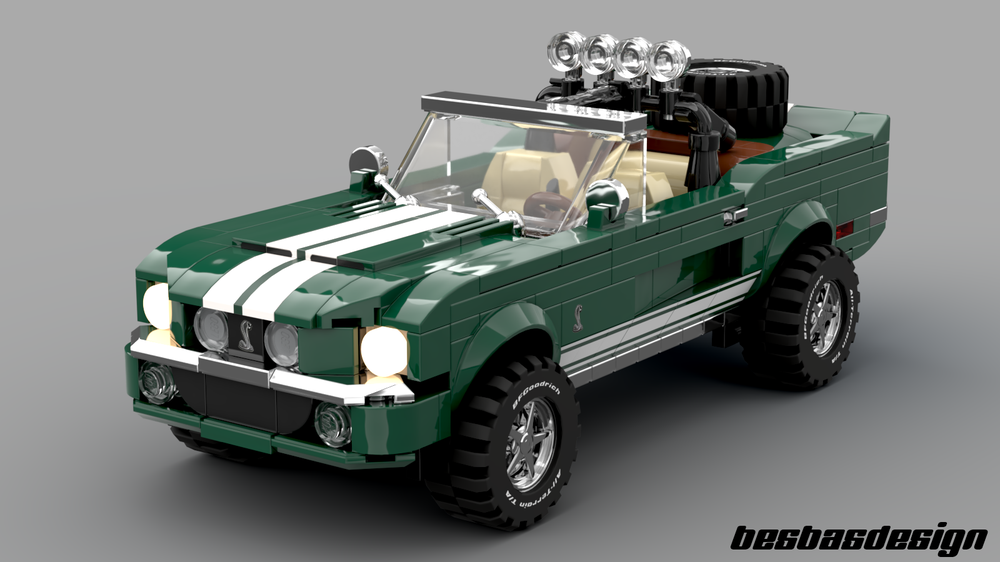 LEGO MOC Ford Mustang ('67 Shelby Mustang off-roader Gas Monkey version ...