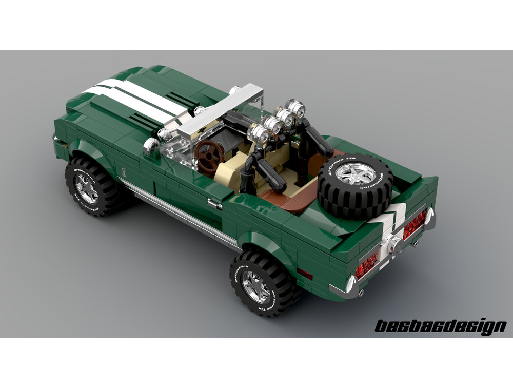 LEGO MOC-103913 Ford Mustang ('67 Shelby Mustang off-roader Gas Monkey ...