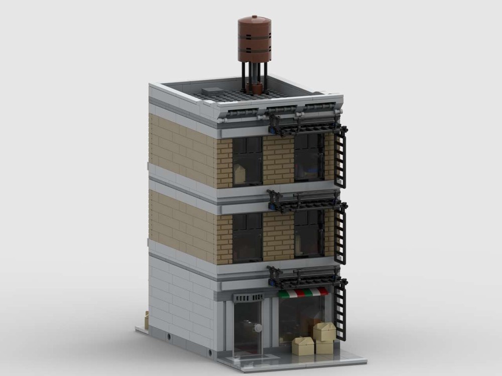 LEGO MOC Small Appartment House by Der Noppenbotschafter | Rebrickable ...