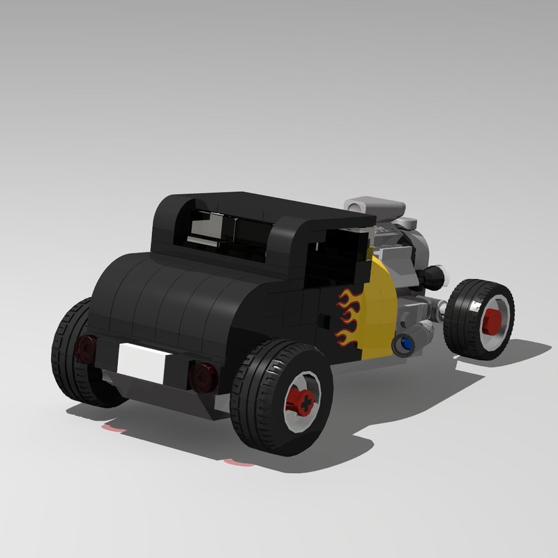 LEGO MOC 75875 Ford Model A Hot Rod 8 Wide Mod by EnzoBricks ...