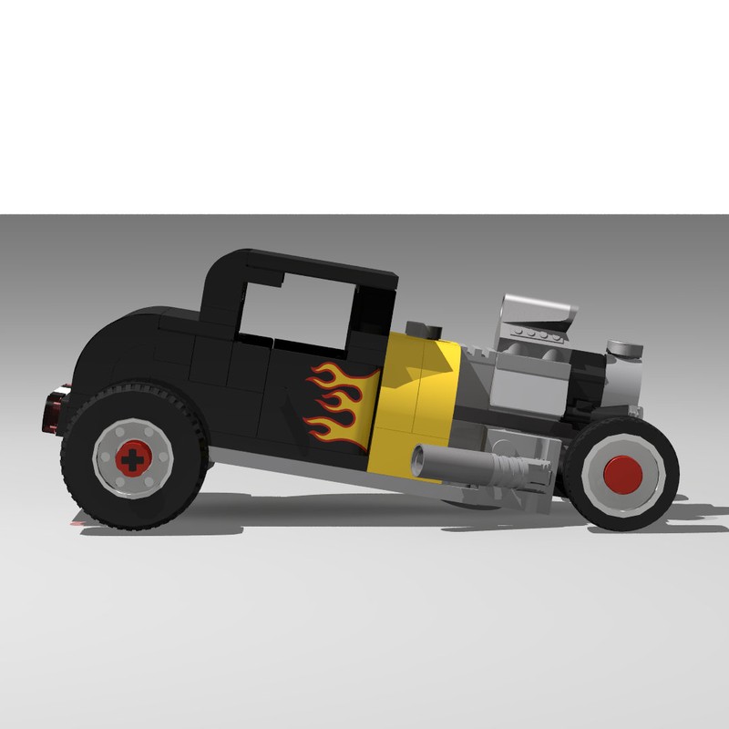 LEGO MOC 75875 Ford Model A Hot Rod 8 Wide Mod by EnzoBricks ...