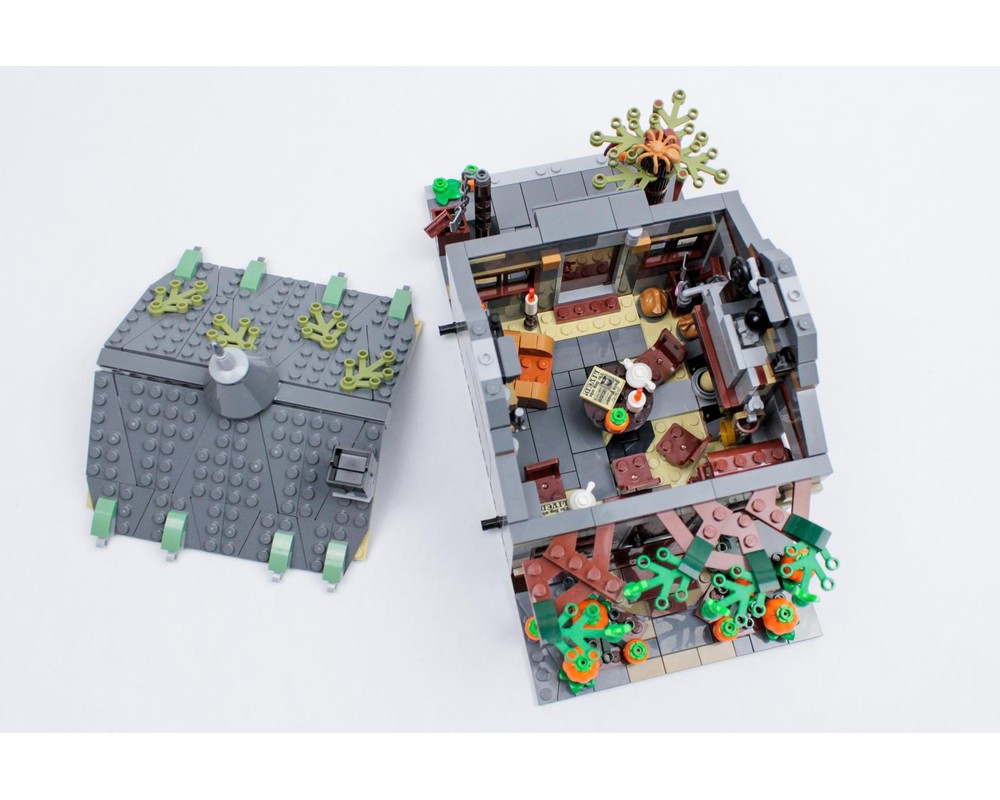 Lego Moc Hagrıds Townhouse Alt Build By Stonewall Bricks Rebrickable