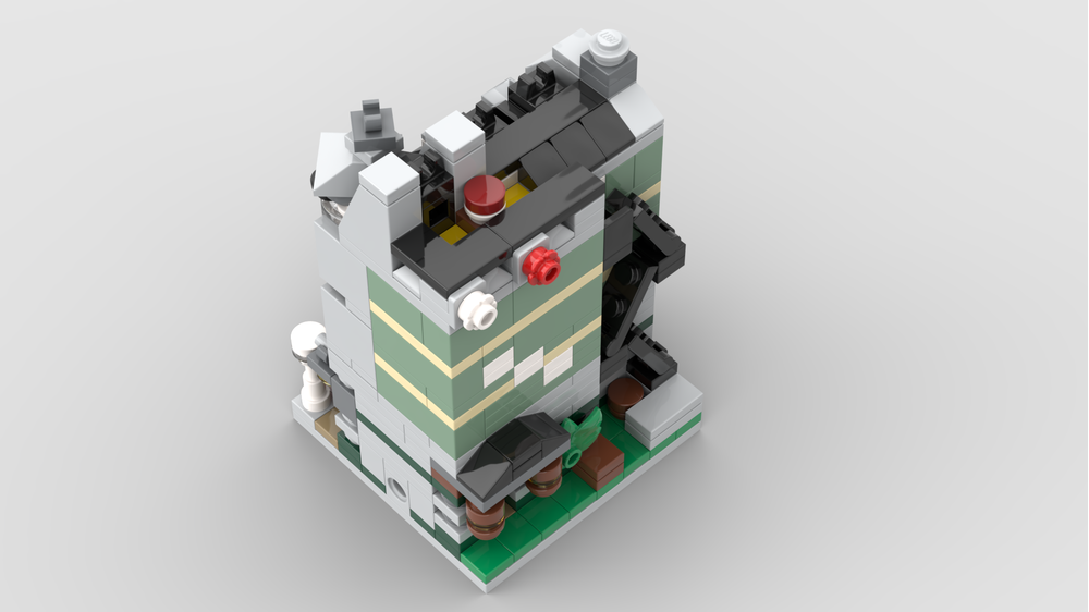 Lego Moc Mini Modular 10185 Green Grocer By Christromans Rebrickable