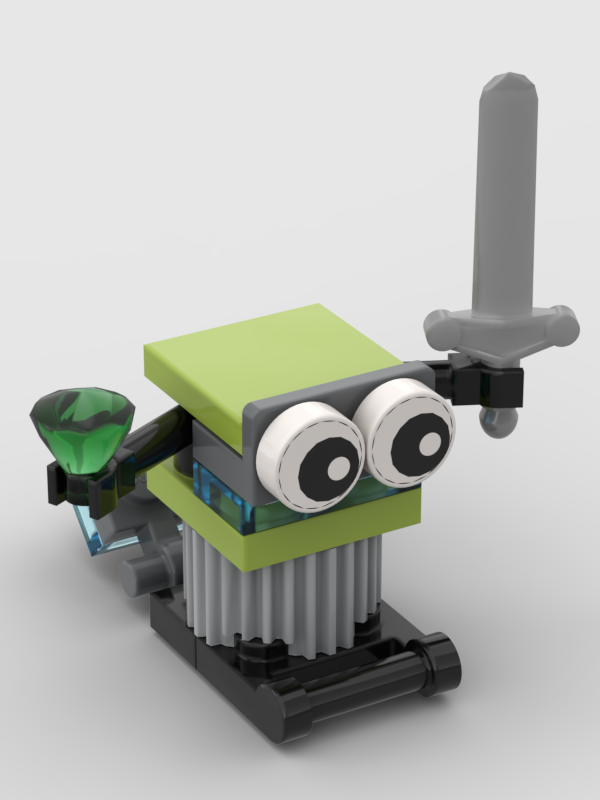 LEGO MOC Mini Robot by Tec-Sau | Rebrickable - Build with LEGO