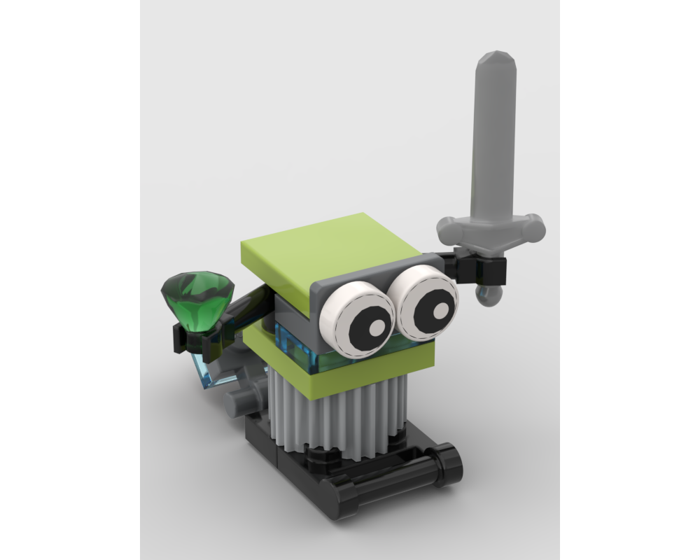 LEGO MOC Mini Robot by Tec-Sau | Rebrickable - Build with LEGO