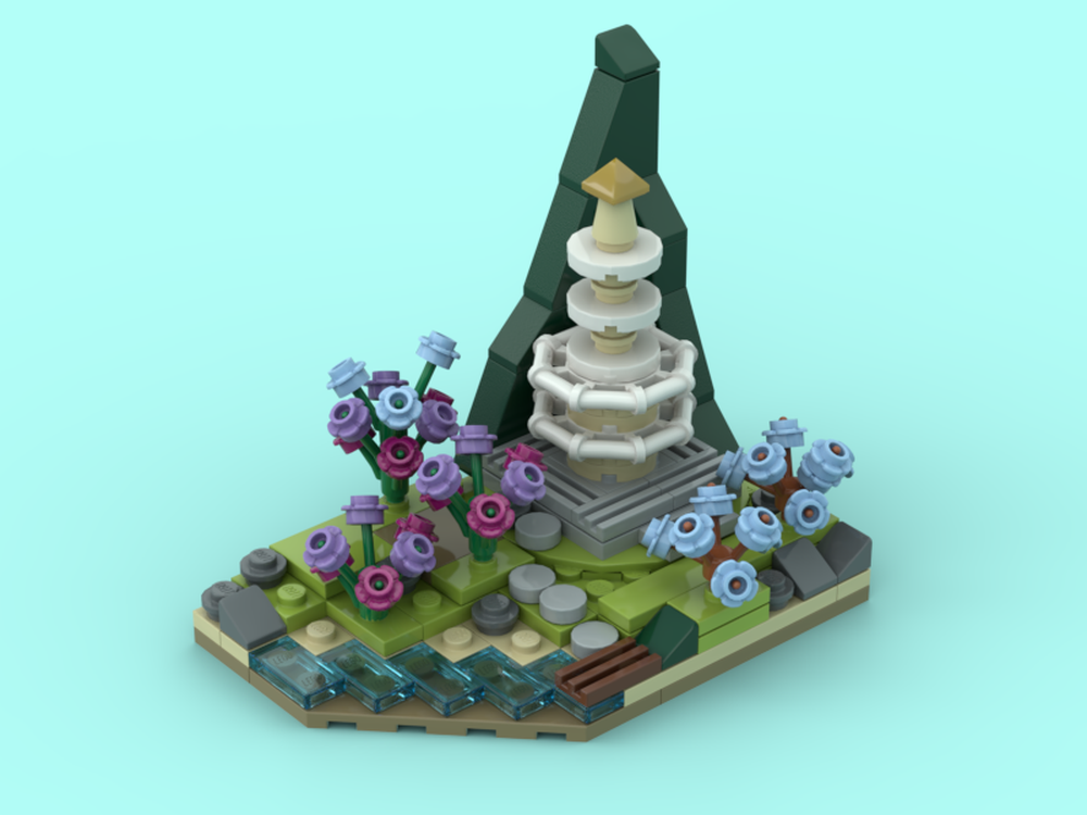 LEGO MOC Ancient Temple landscape by Gsabey08 | Rebrickable - Build ...