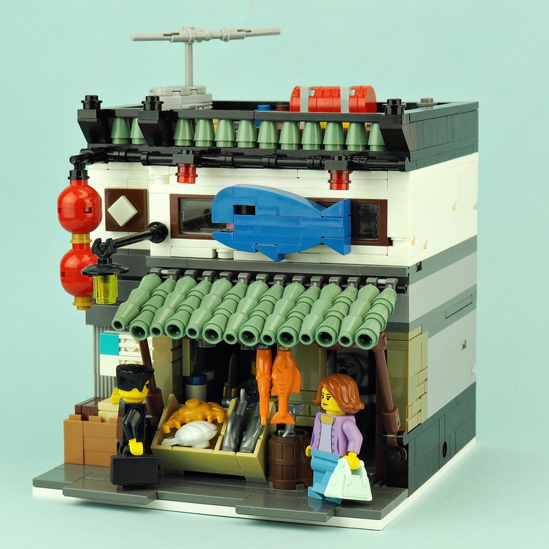 LEGO MOC Seafood shop by De_Marco | Rebrickable - Build with LEGO