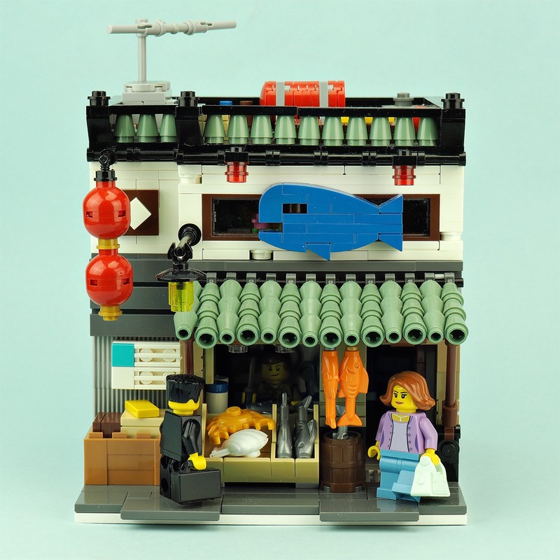 LEGO MOC Seafood shop by De_Marco | Rebrickable - Build with LEGO