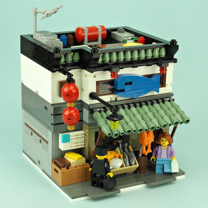 LEGO MOC Seafood shop by De_Marco | Rebrickable - Build with LEGO