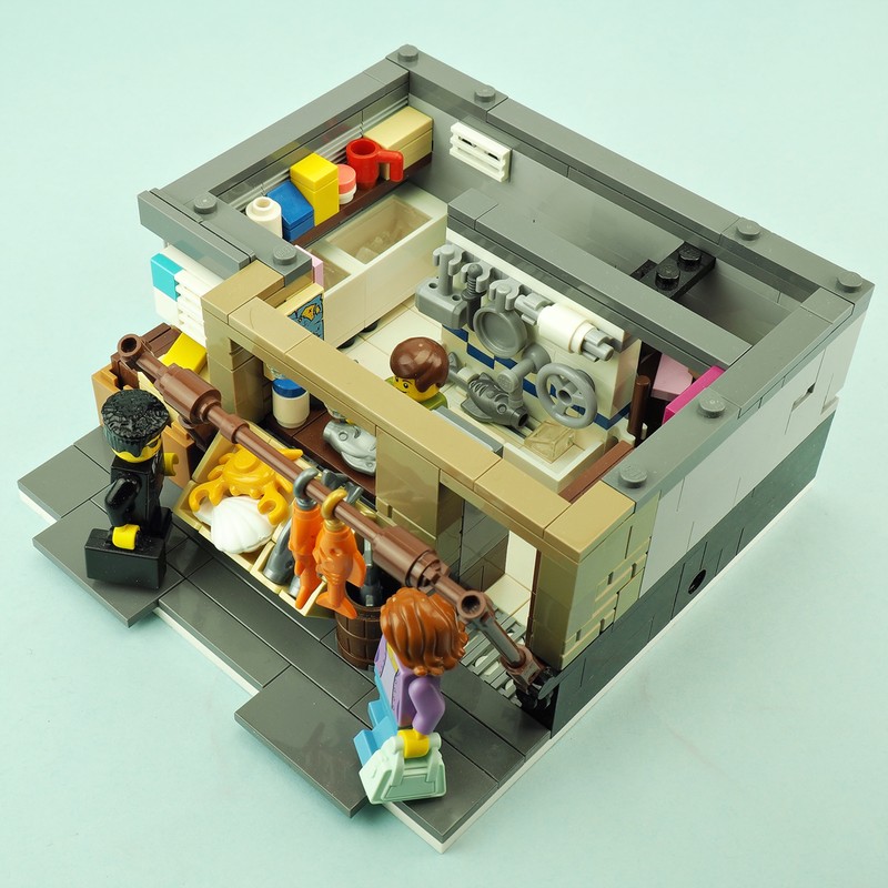 LEGO MOC Seafood shop by De_Marco | Rebrickable - Build with LEGO