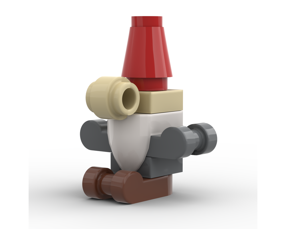 LEGO MOC Gnome by javiperillas | Rebrickable - Build with LEGO