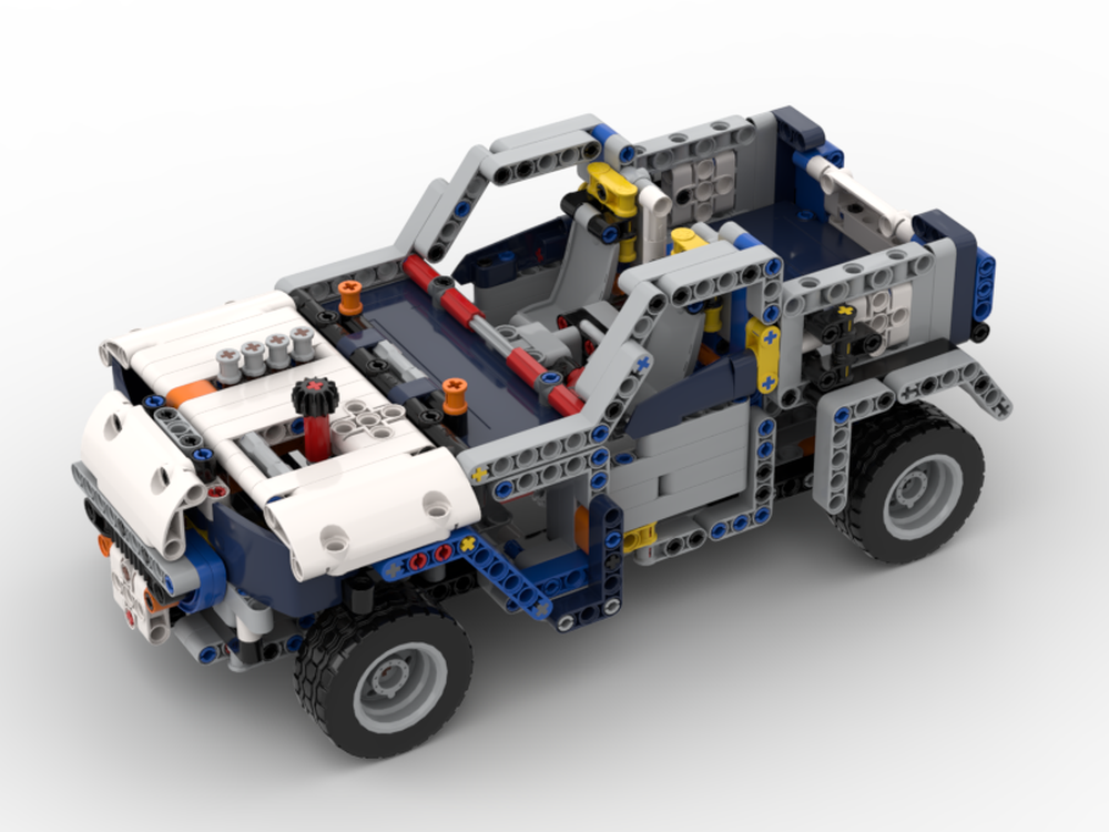 LEGO MOC 42112 - Pickup Truck by sseralxgo | Rebrickable - Build with LEGO