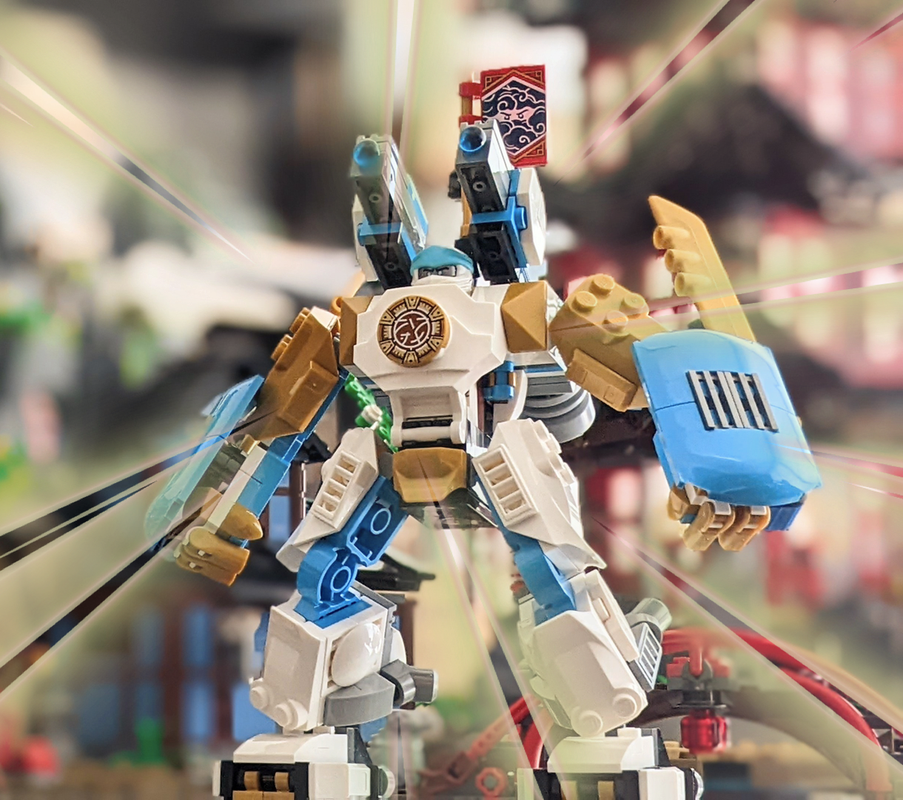 LEGO MOC Zane's Upgraded EVO Mech by Brick Daimyo | Rebrickable - Build ...