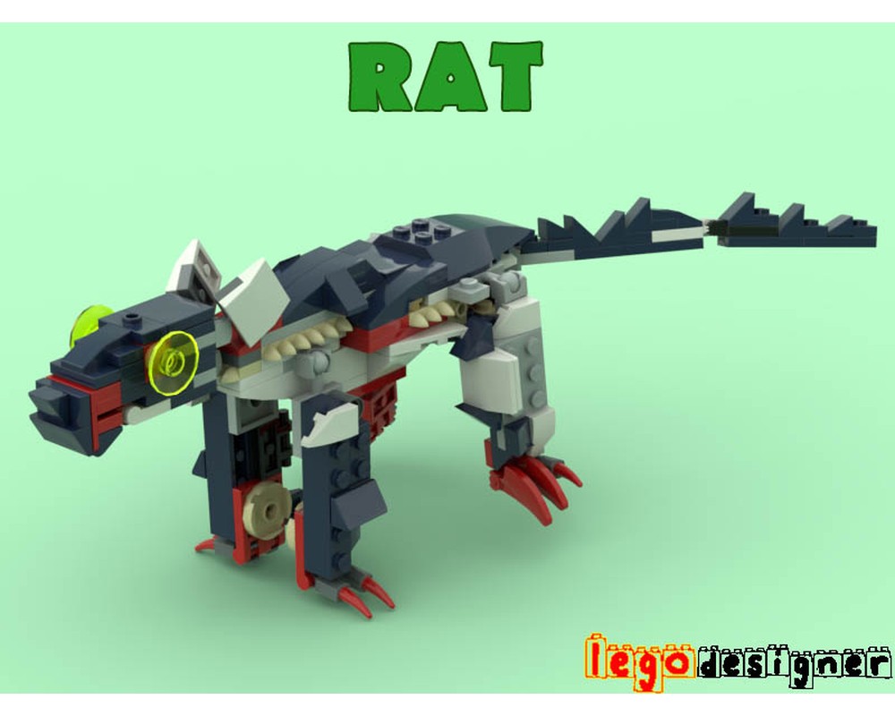 LEGO MOC 31088 Rat by LegoDesigner | Rebrickable - Build with LEGO