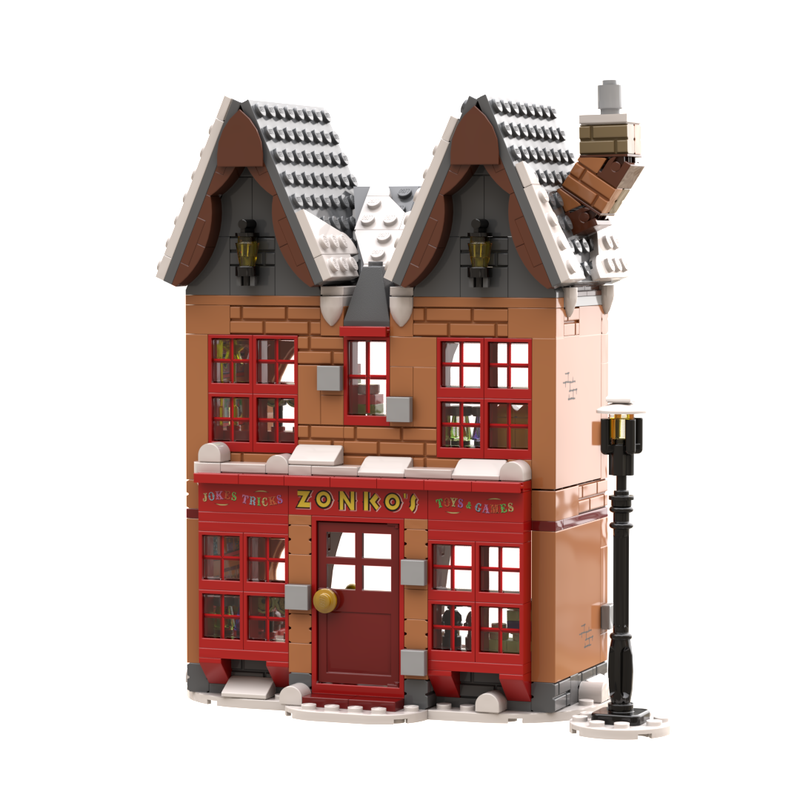 LEGO MOC Hogsmeade Village Zonko's Joke Shop - SP014 by ScarletPatronus | Rebrickable - Build ...