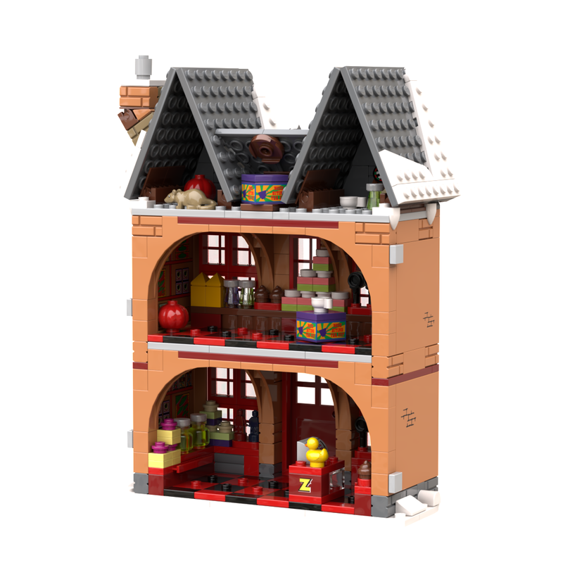 LEGO MOC Hogsmeade Village Zonko's Joke Shop - SP014 by ScarletPatronus | Rebrickable - Build ...