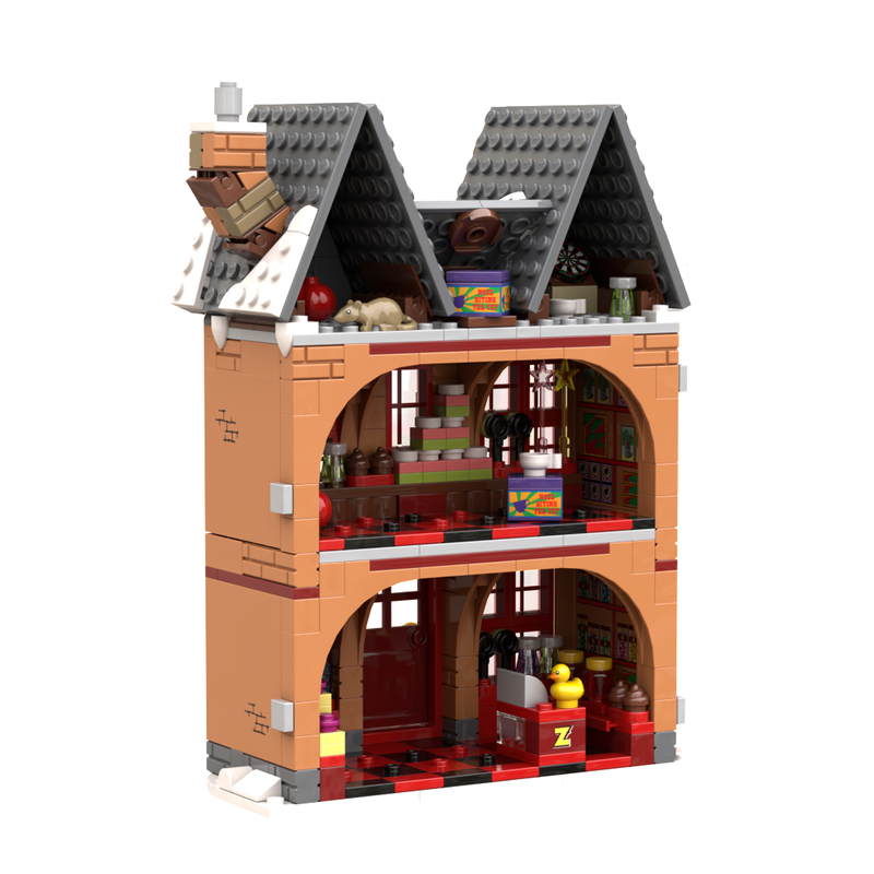 LEGO MOC Hogsmeade Village Zonko's Joke Shop - SP014 by ScarletPatronus | Rebrickable - Build ...