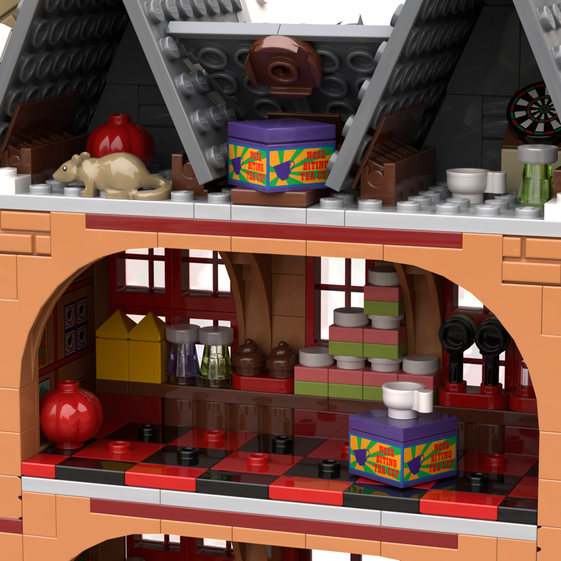 LEGO MOC Hogsmeade Village Zonko's Joke Shop - SP014 by ScarletPatronus | Rebrickable - Build ...
