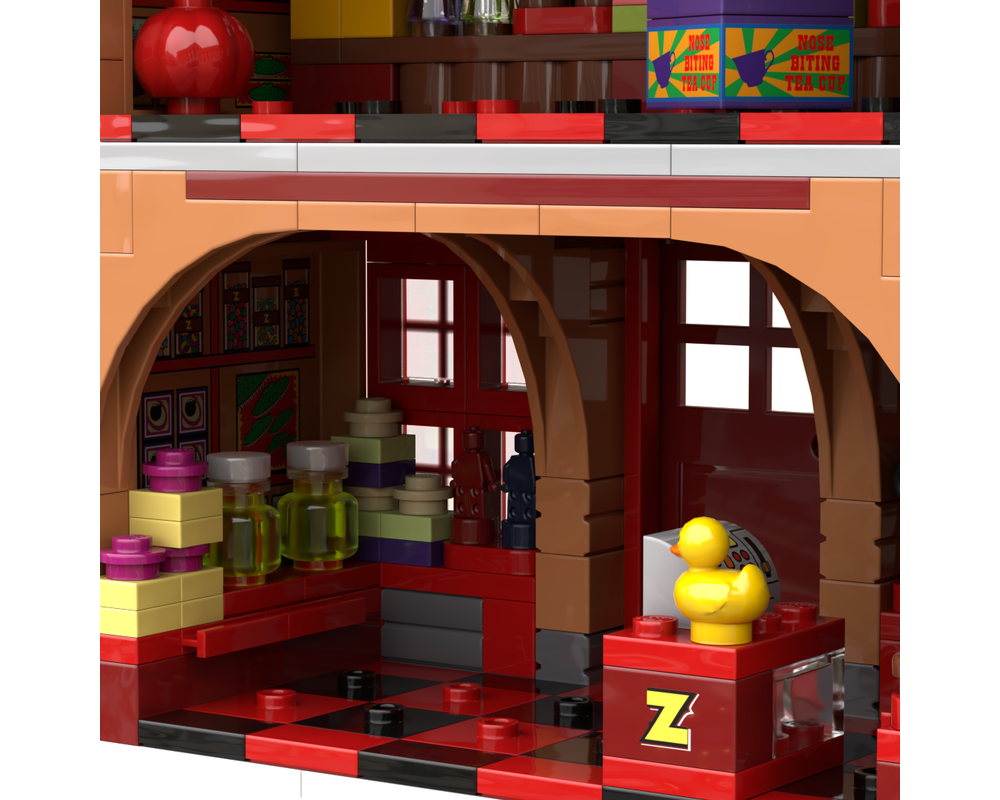 LEGO MOC Hogsmeade Village Zonko's Joke Shop - SP014 by ScarletPatronus | Rebrickable - Build ...