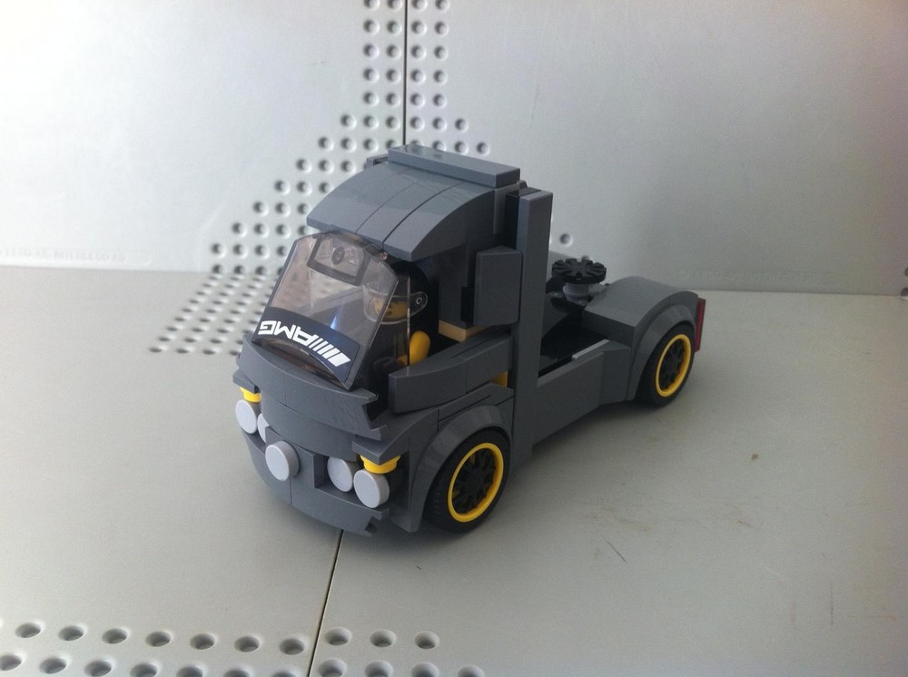 LEGO MOC 75877 Studless Semi Cab by Turbo8702 | Rebrickable - Build ...
