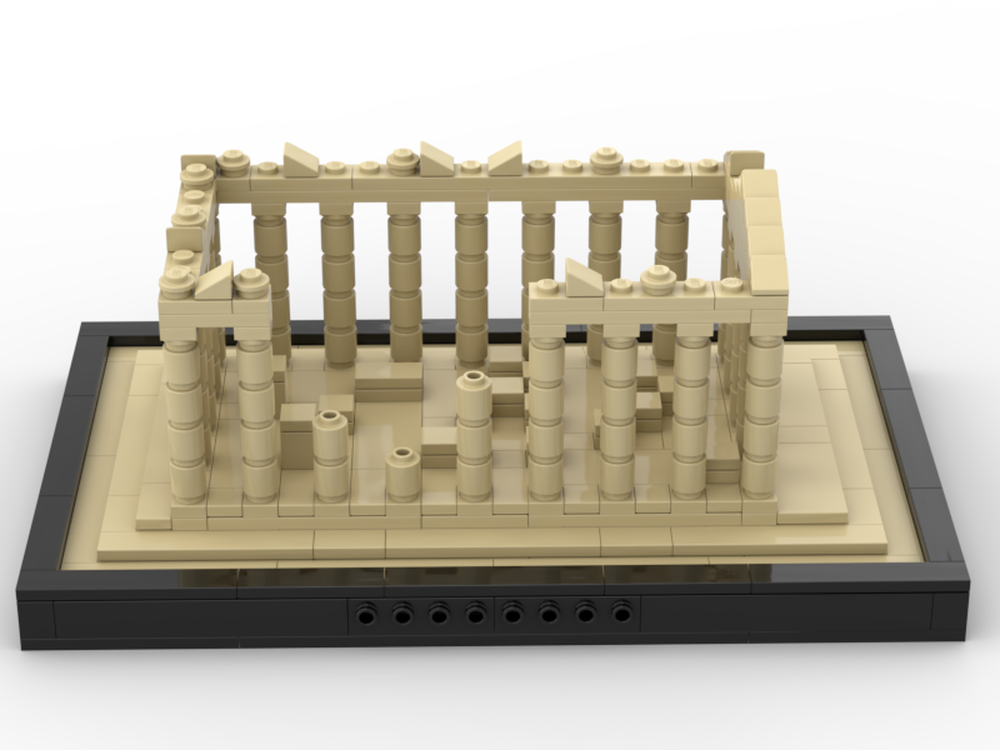 Lego Moc Parthenon By Jedi Plb Rebrickable Build With Lego