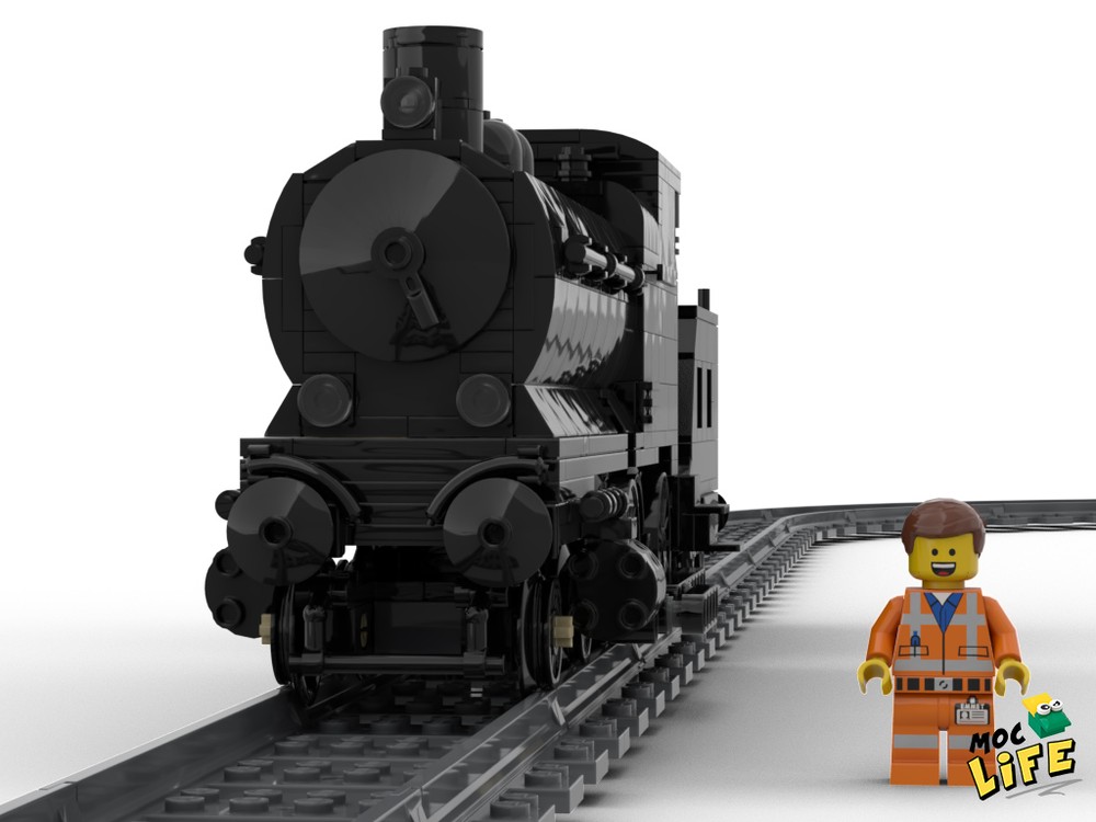 Lego Moc Steam Locomotive By Moclife Rebrickable Build With Lego