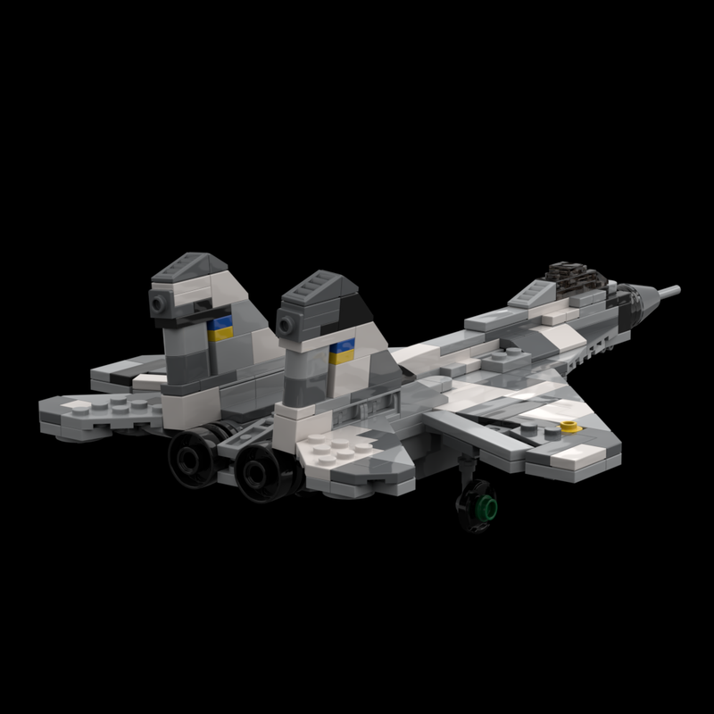 LEGO MOC 1:65 Ukrainian MiG-29 ("Ghost of Kyiv") by mkbricks25 ...