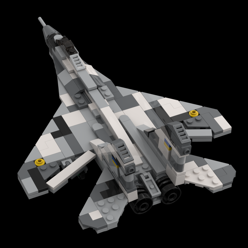 LEGO MOC 1:65 Ukrainian MiG-29 ("Ghost of Kyiv") by mkbricks25 ...