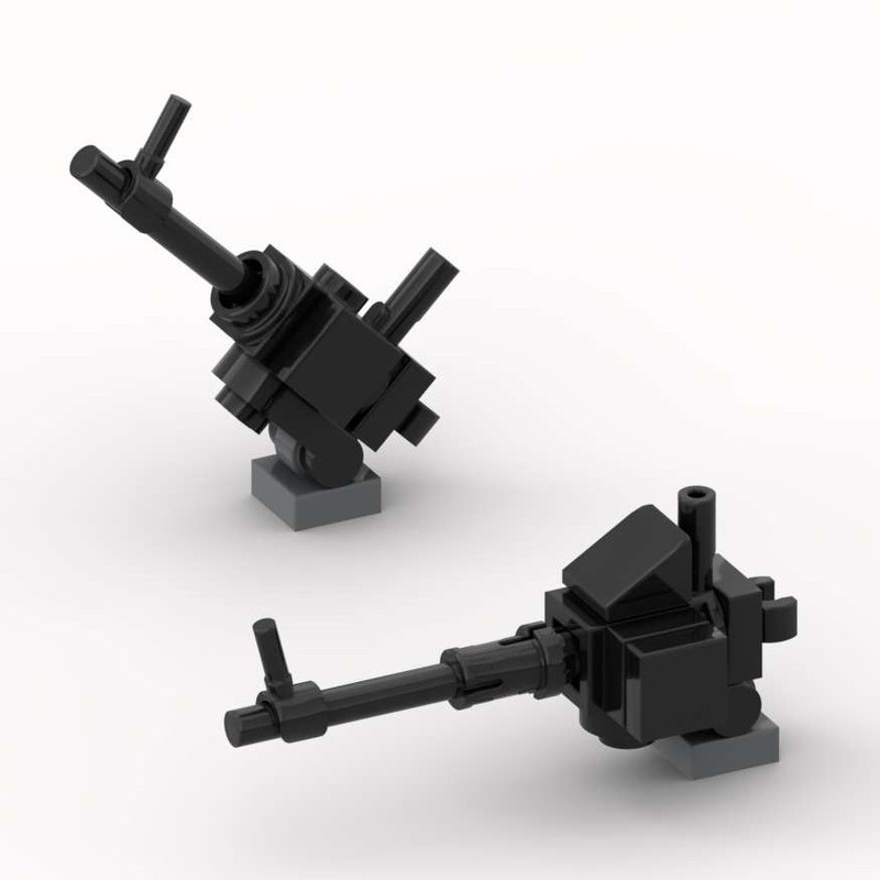 LEGO MOC DShK_MG_Tiny by brickstugmuffin | Rebrickable - Build with LEGO