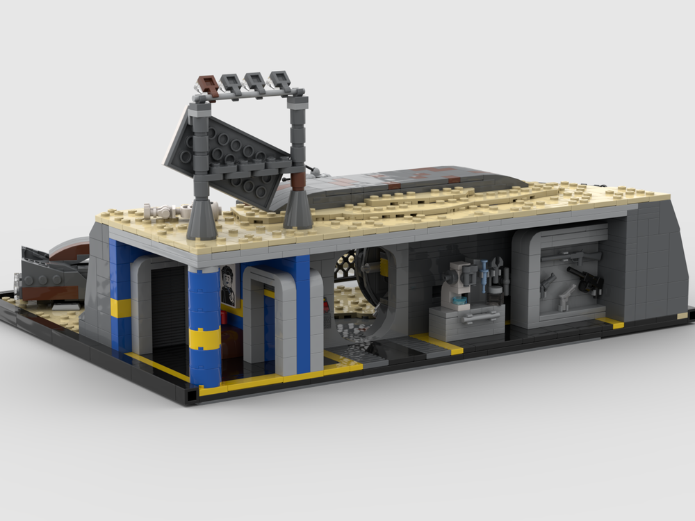 Lego Moc Fallout Nuclear Shelter Vault By Grisbee Rebrickable